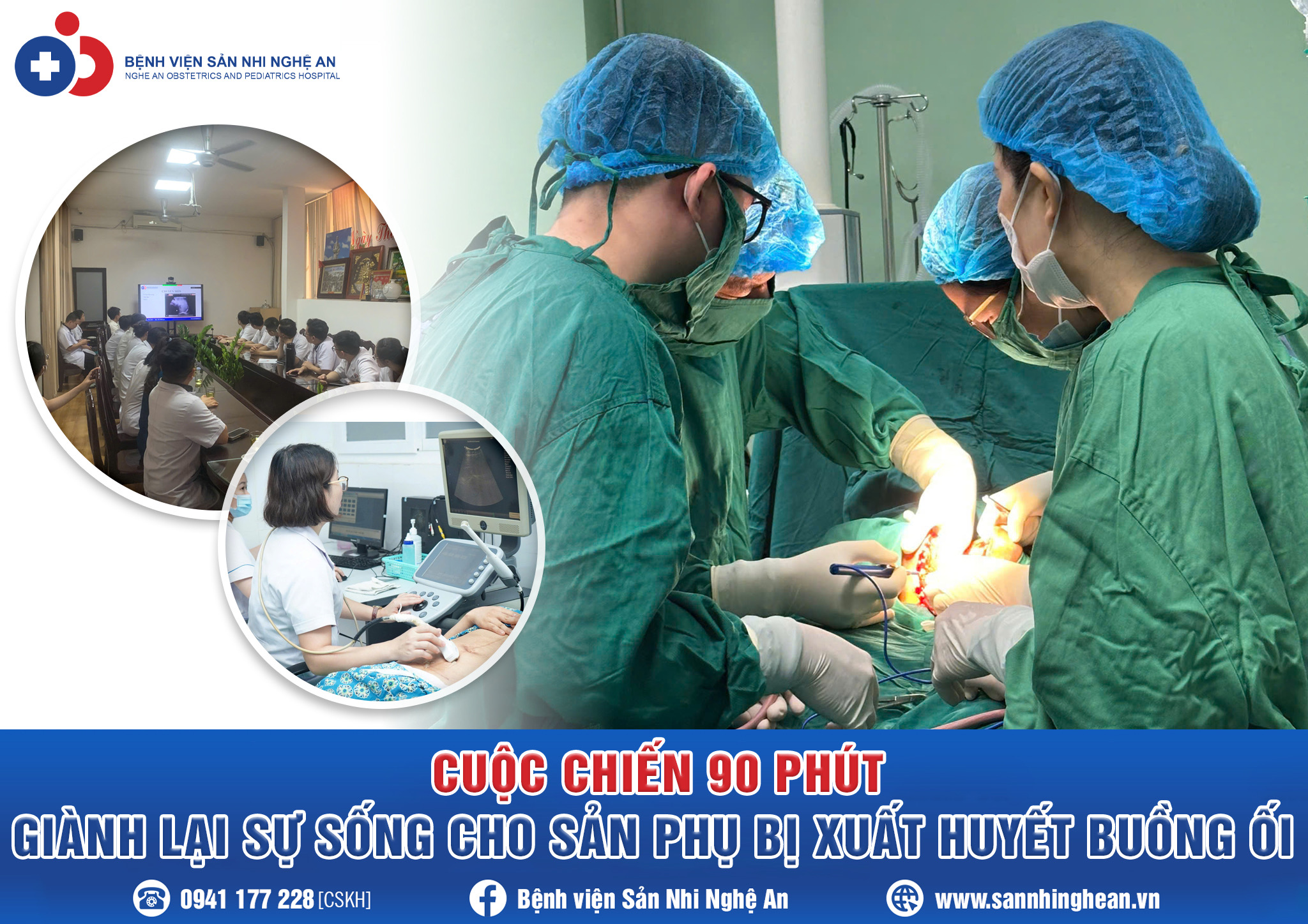 Cuộc chiến 90 phút giành lại sự sống cho sản phụ bị xuất huyết buồng ối ...